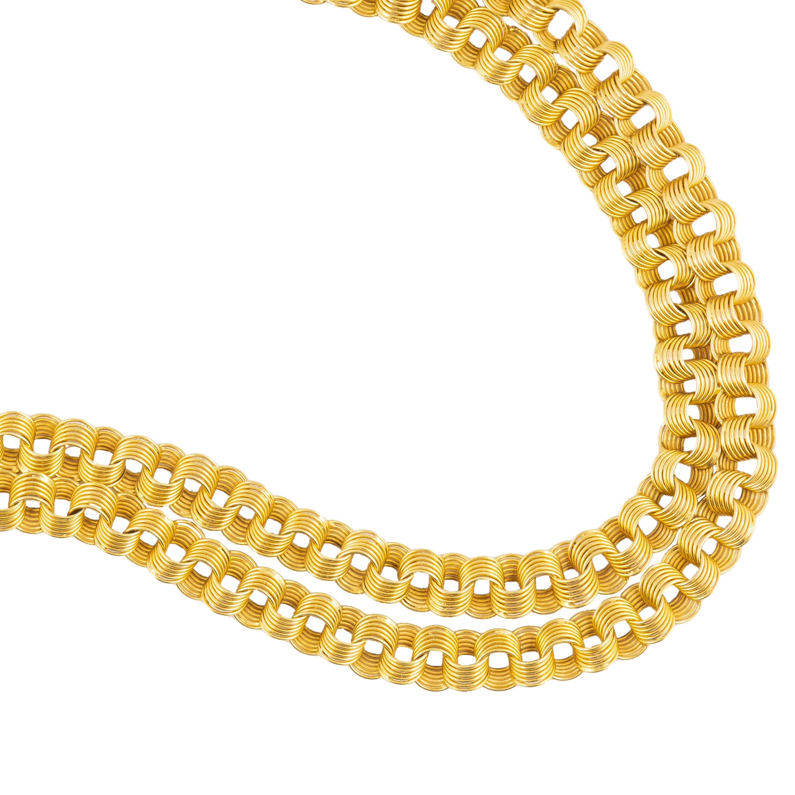 Russian Imperial-era Gold Chain, Moscow, circa 1910 | Marie Betteley