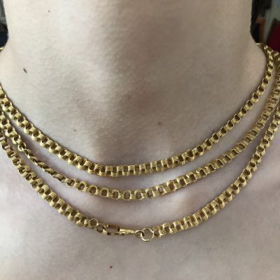 Russian Imperial-era Gold Chain, Moscow, circa 1910 | Marie Betteley ...