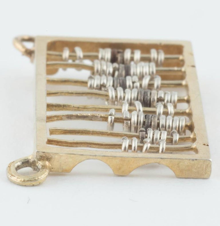 Russian Silver Gilt Abacus Pendant, circa 1900 | Marie Betteley