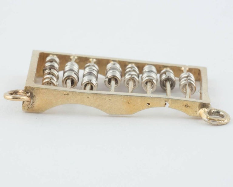 Russian Silver Gilt Abacus Pendant, circa 1900 | Marie Betteley