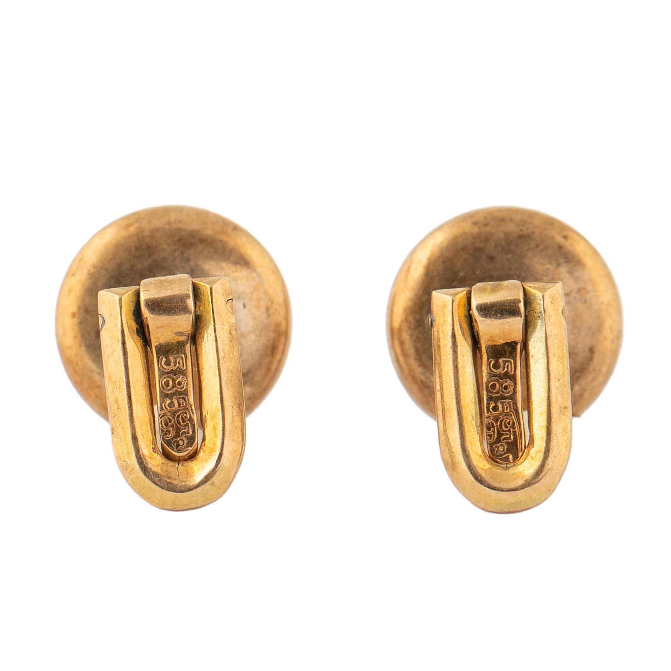 Treiden Russian Imperial-era Gold Enamel Shirt Studs St. Petersburg ...