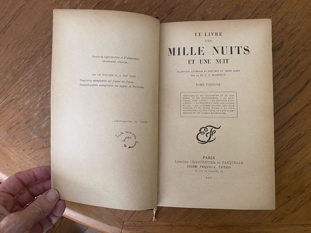 FULL VOLUME SET: Le Livre des Milles Nuits et Une Nuit, 16 volumes ...